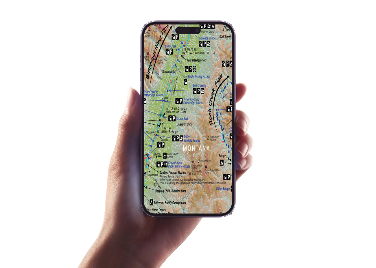 Bitterroot River Fishing Map: Ultimate Montana Guide