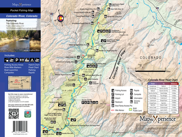 Colorado River GPS Fishing Map – mapthexperience.com