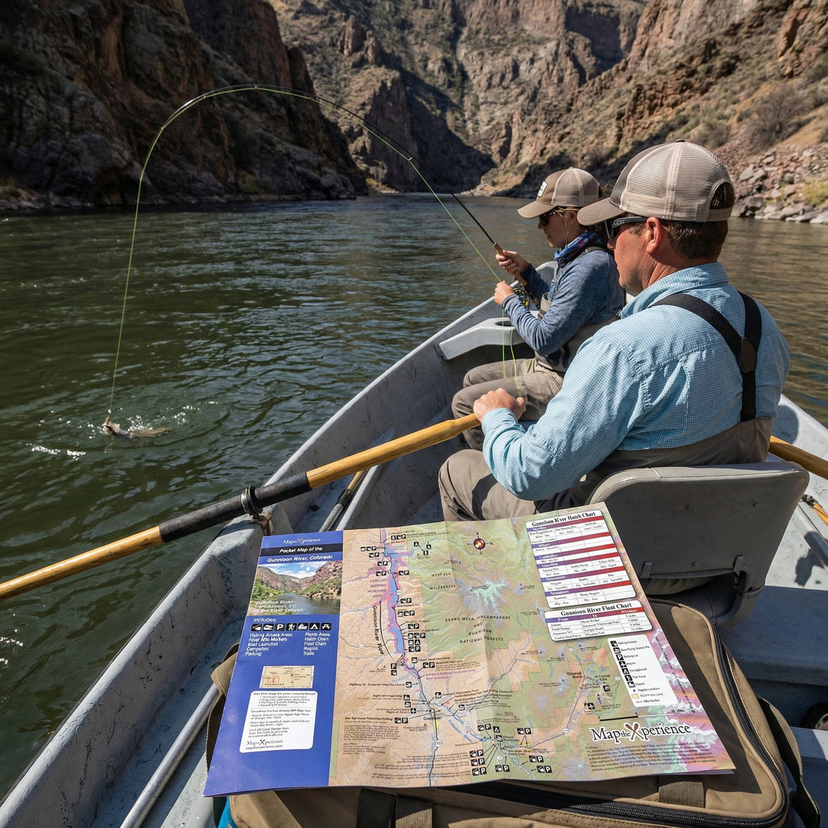 Gunnison River Colorado Fishing Map & Public Access Guide ...