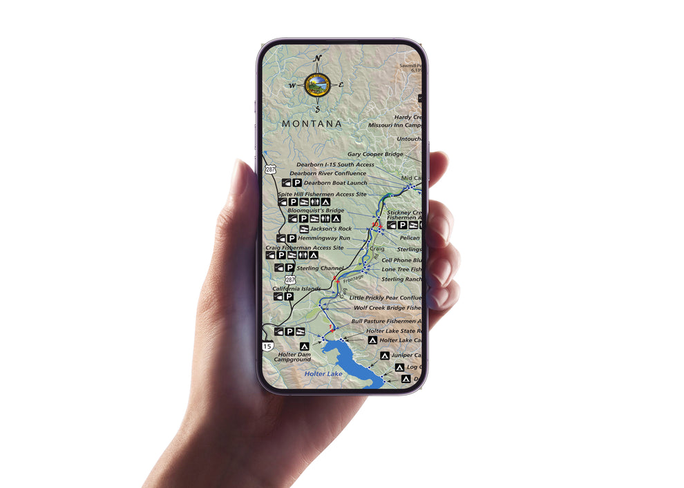 Missouri River GPS Fishing Map – mapthexperience.com