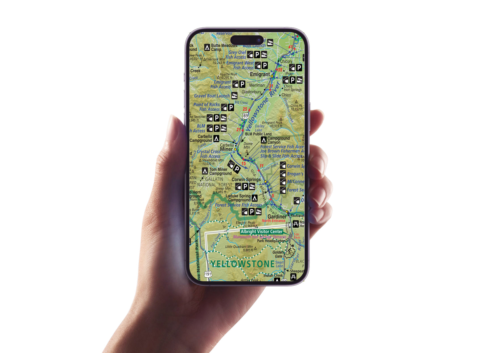 Yellowstone River Fishing Map: Ultimate GPS Guide | mapthexperience.com