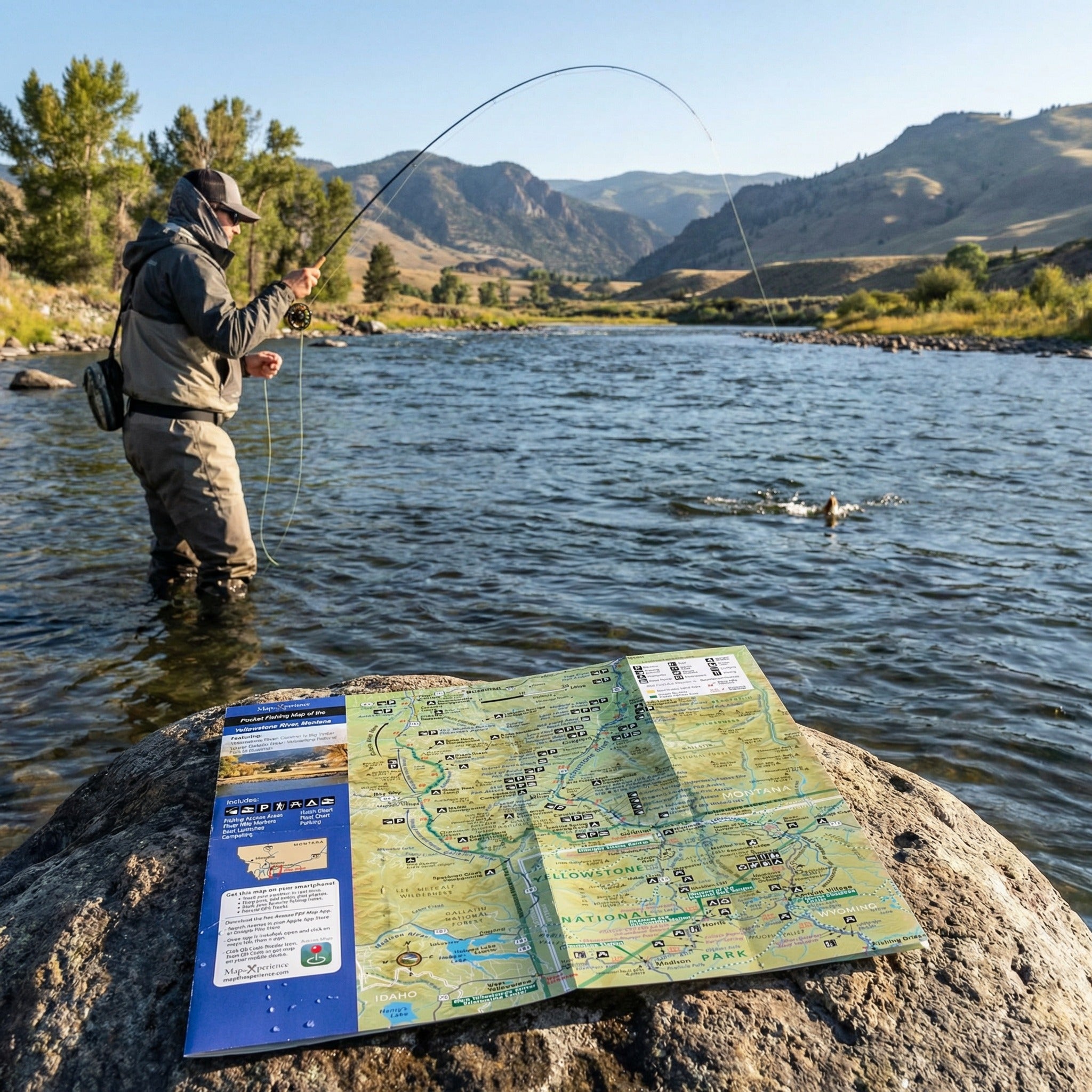 Yellowstone River Montana Fishing Map & Public Access Guide ...